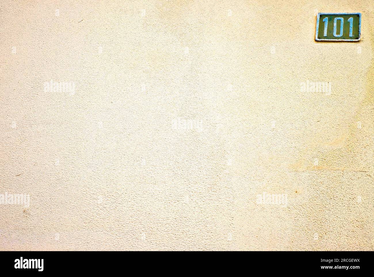 House number 101 sign hi-res stock photography and images - Alamy