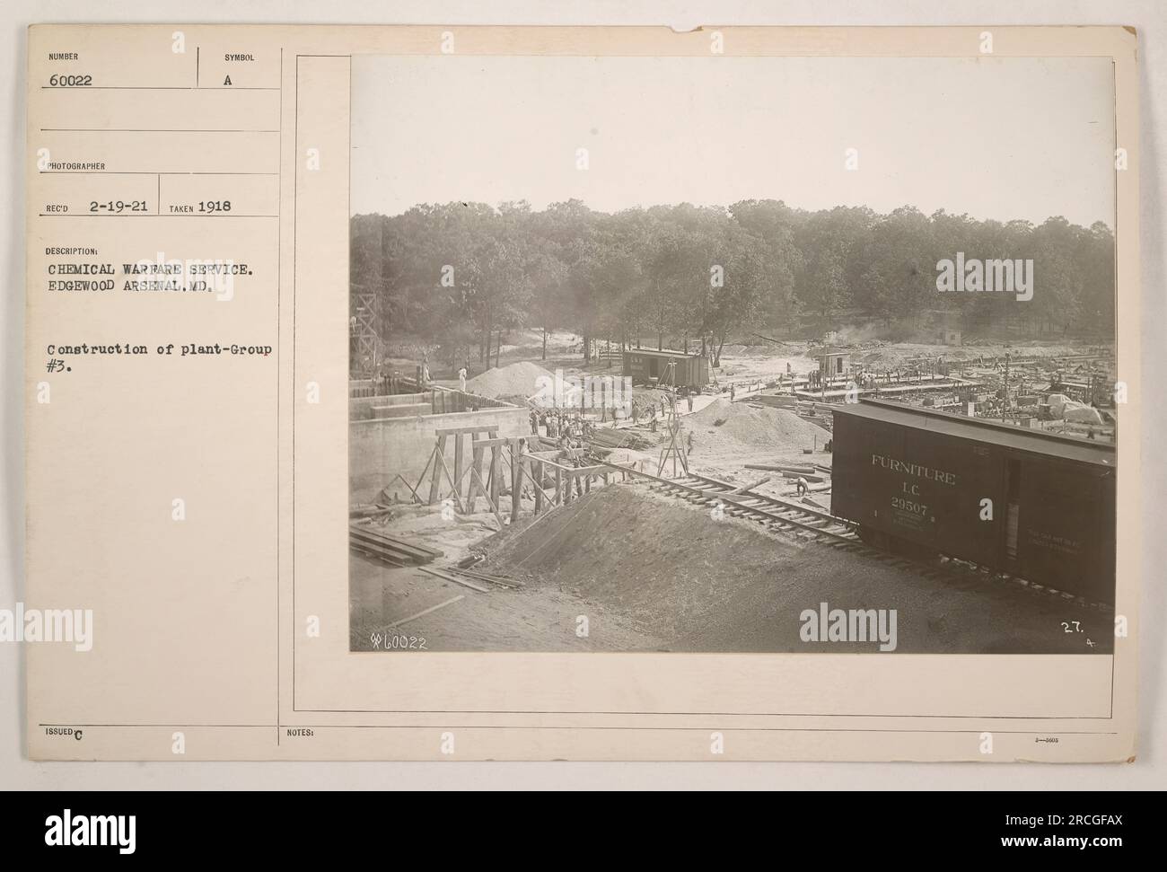Construction of plant Group #3 at Edgewood Arsenal in Maryland for the ...