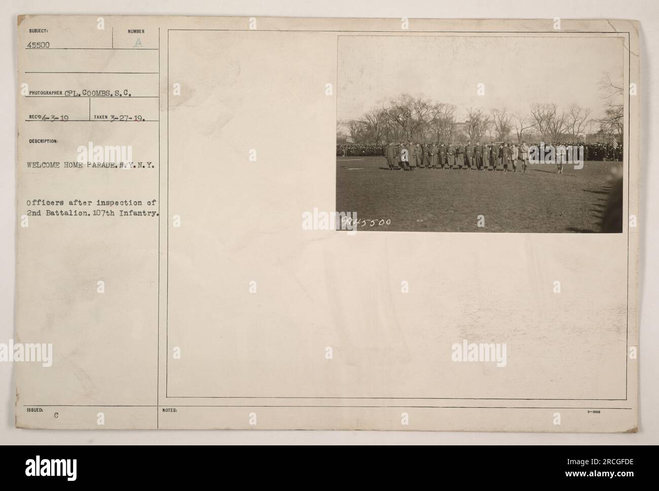 107th infantry hi-res stock photography and images - Alamy