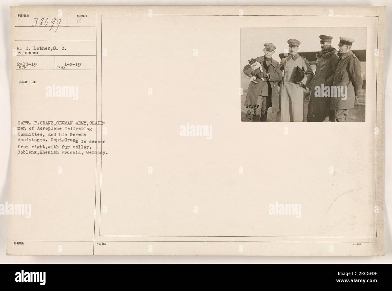 Capt f cranz hi-res stock photography and images - Alamy