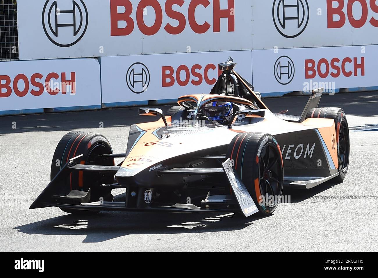 Rome, Lazio. 14th July, 2023. Rene Rast team Neom MClaren during the ...