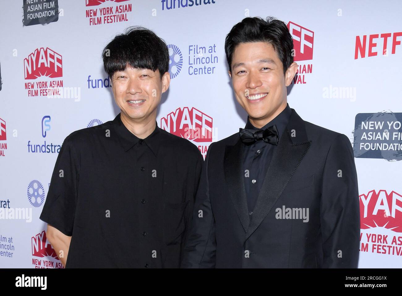 New York, USA. 14th July, 2023. Daishi Matsunaga and Ryohei Suzuki attending the 2023 New York ...