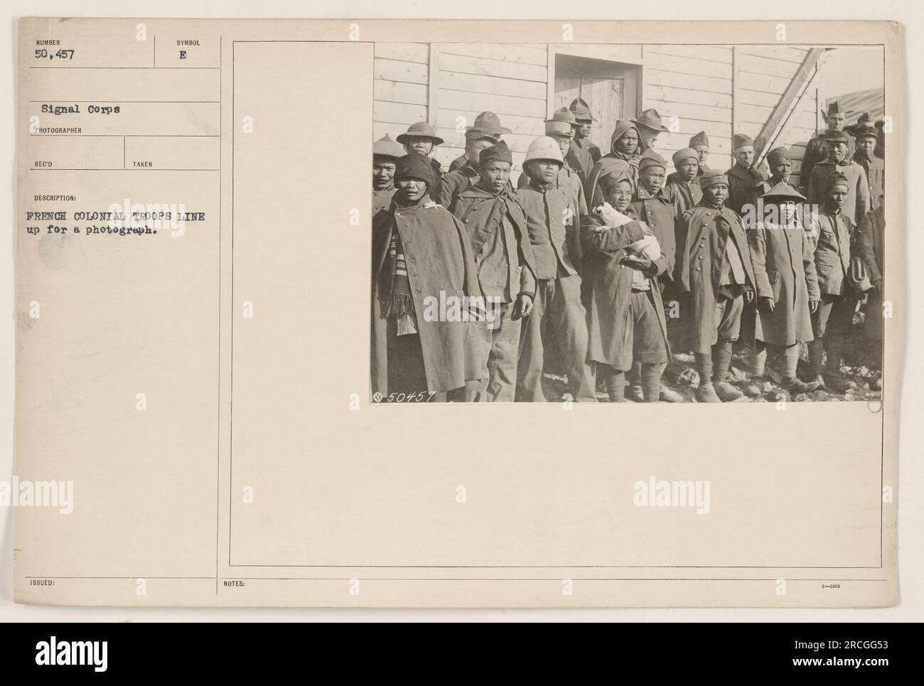 Signal corps photographer reco takes issuedi symbol b hi-res stock ...