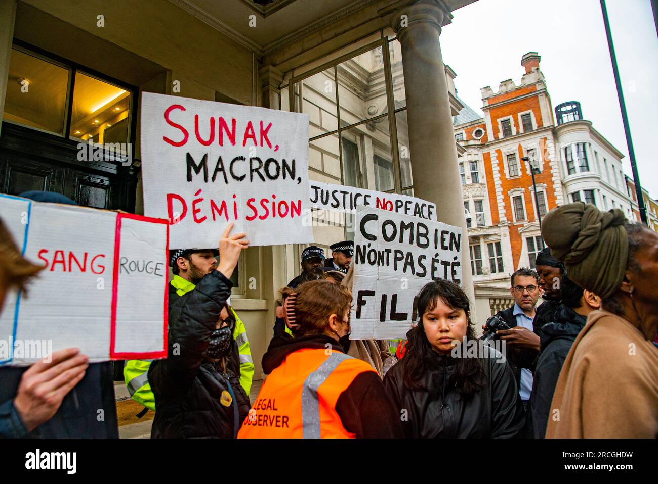 London, United Kingdom - July 14th 2023 Vigil for Nahel Merzouk outside ...