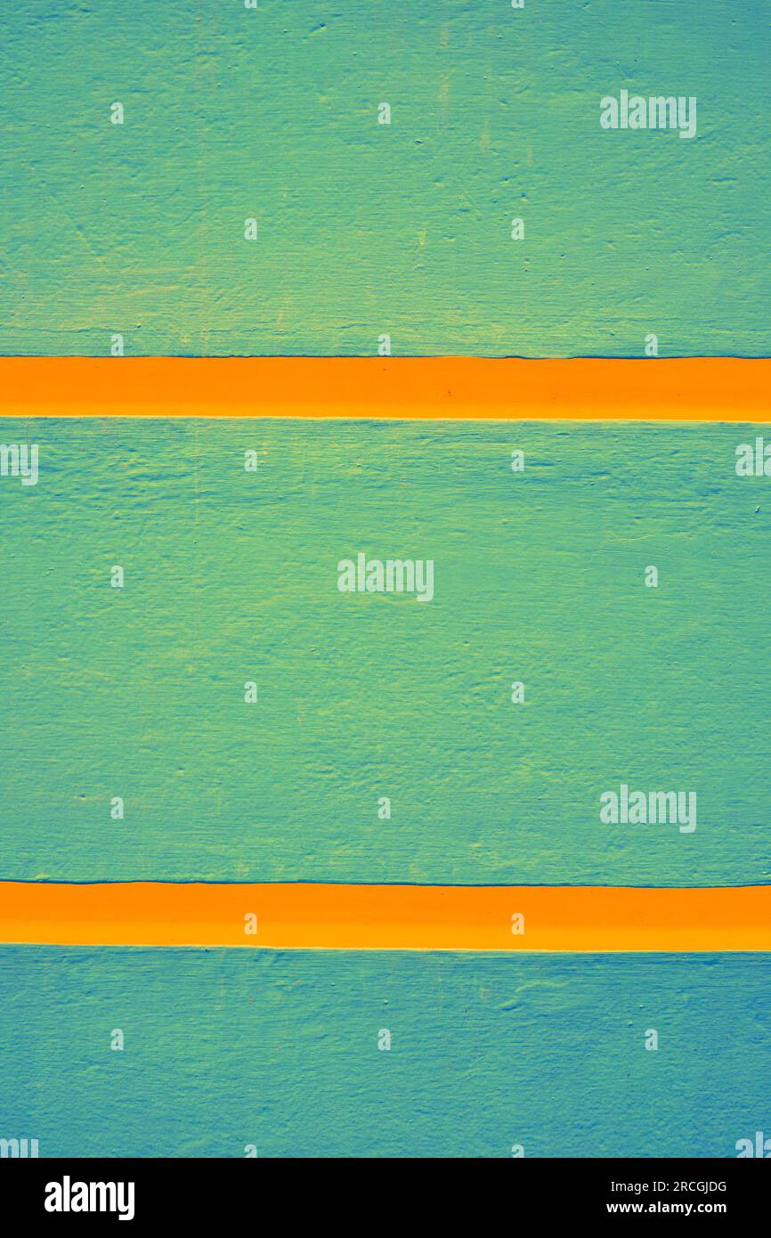 Empty clean orange tinted blue surface with two neon orange lines Stock ...