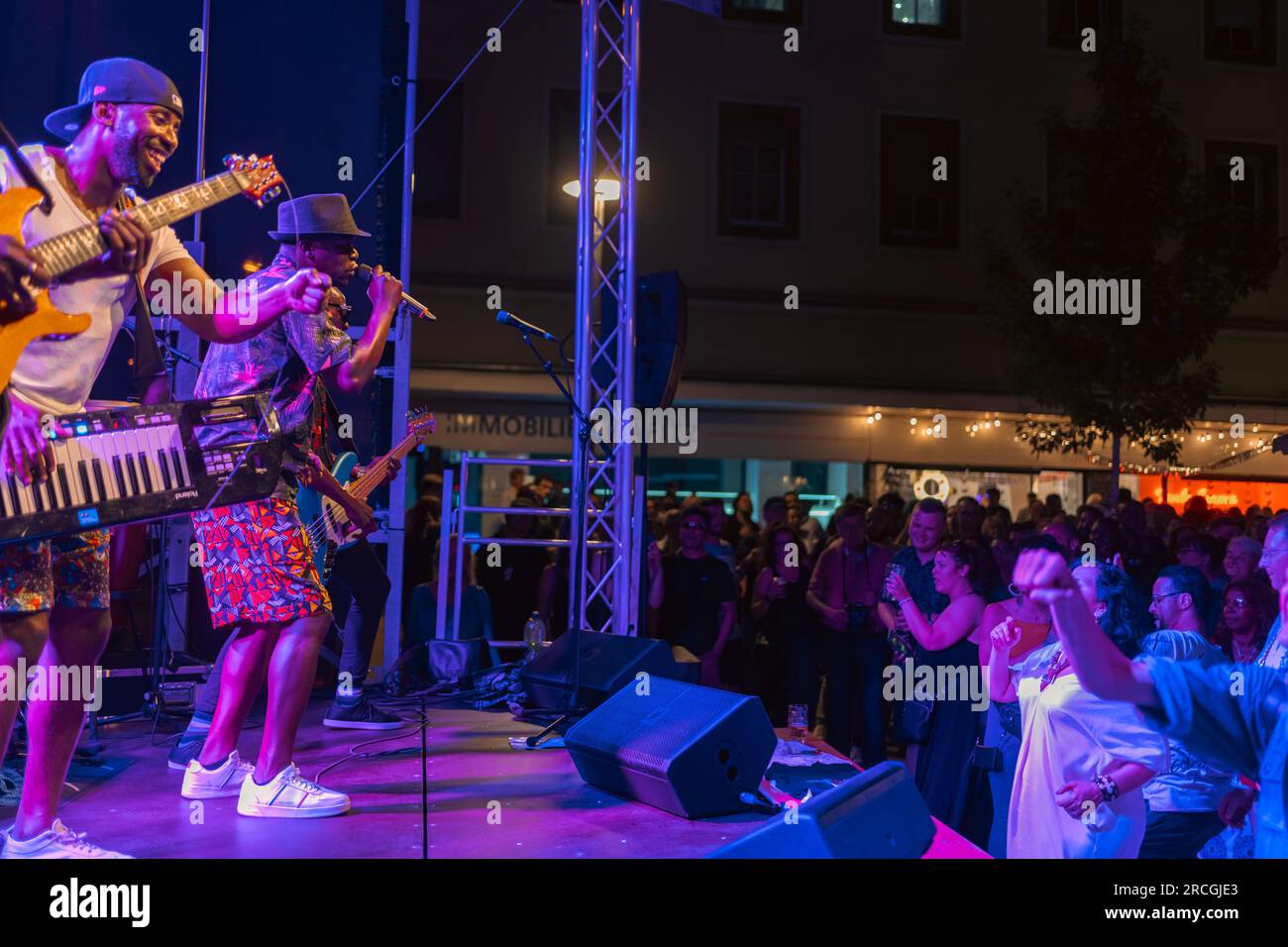 Kaiserslautern, Germany. 14th July, 2023. Members of the Zimbabwean ...