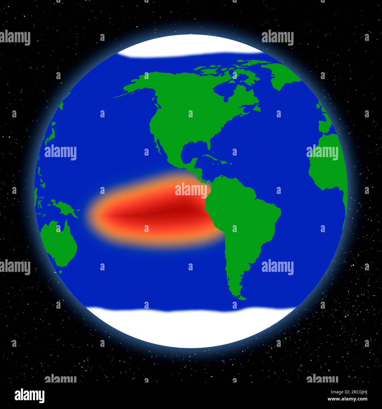 El Nino climate pattern, illustration Stock Photo - Alamy