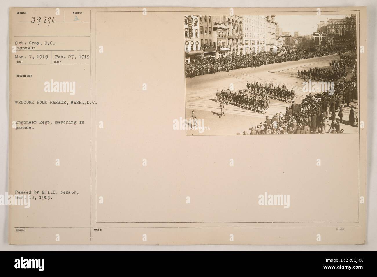 Engineer Regiment participating in the "Welcome Home Parade" in ...