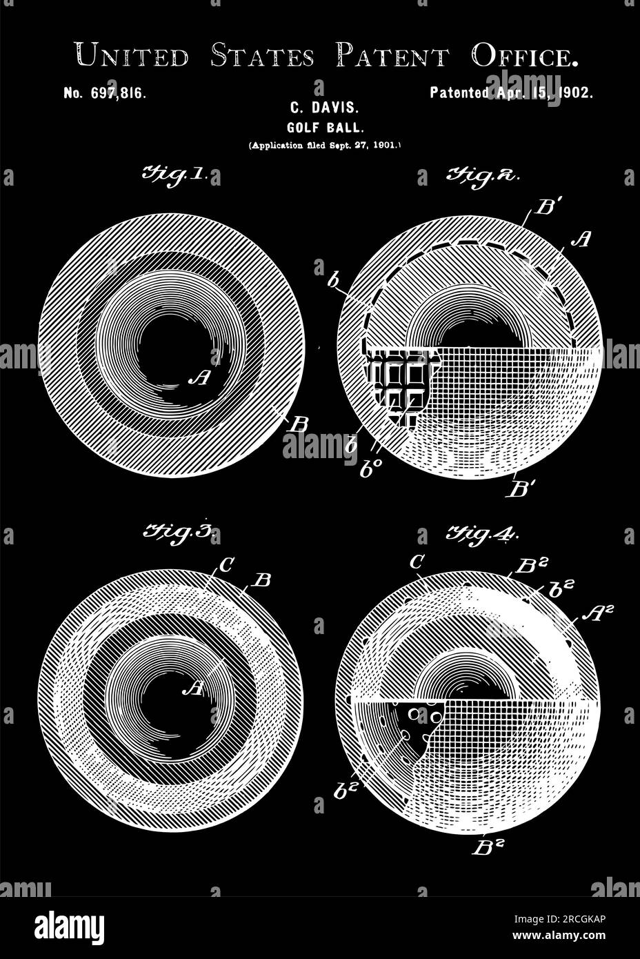Golf patent hi-res stock photography and images - Alamy