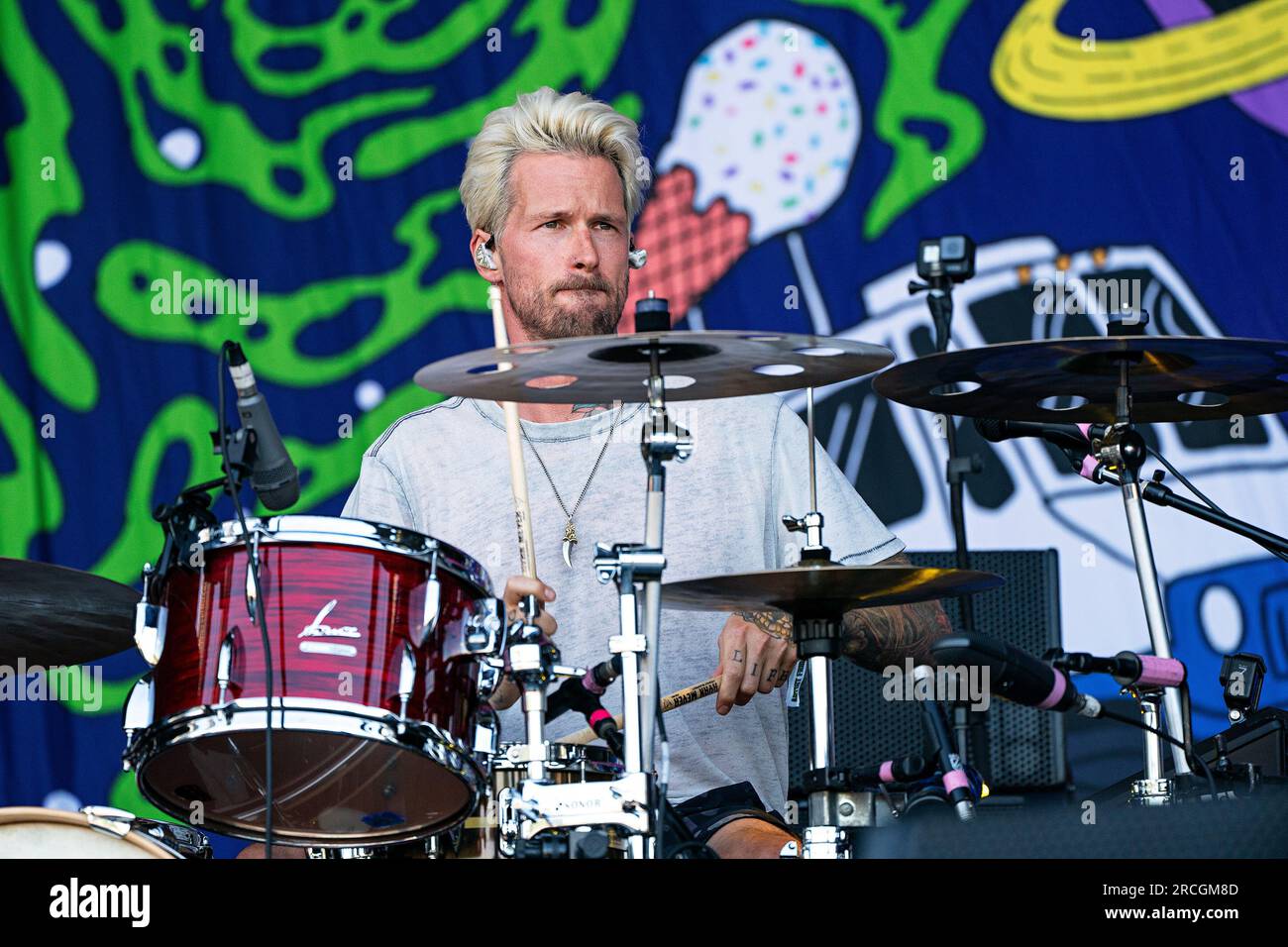 Ryan Meyer of Highly Suspect performs at Inkcarceration Music and ...