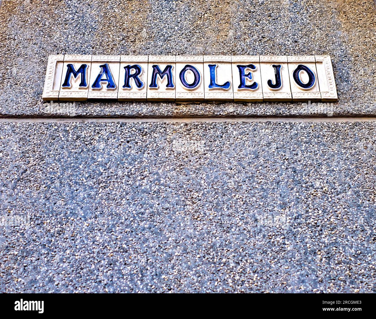 Word 'marmolejo', name of a location in a Spanish language country ...