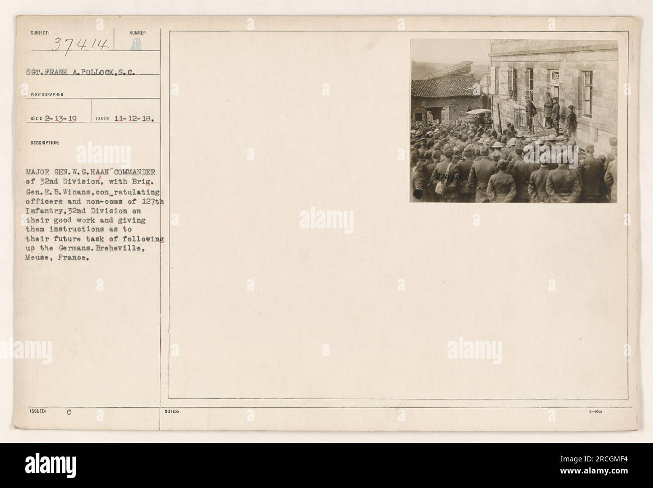 Major gen w g haan hi-res stock photography and images - Alamy