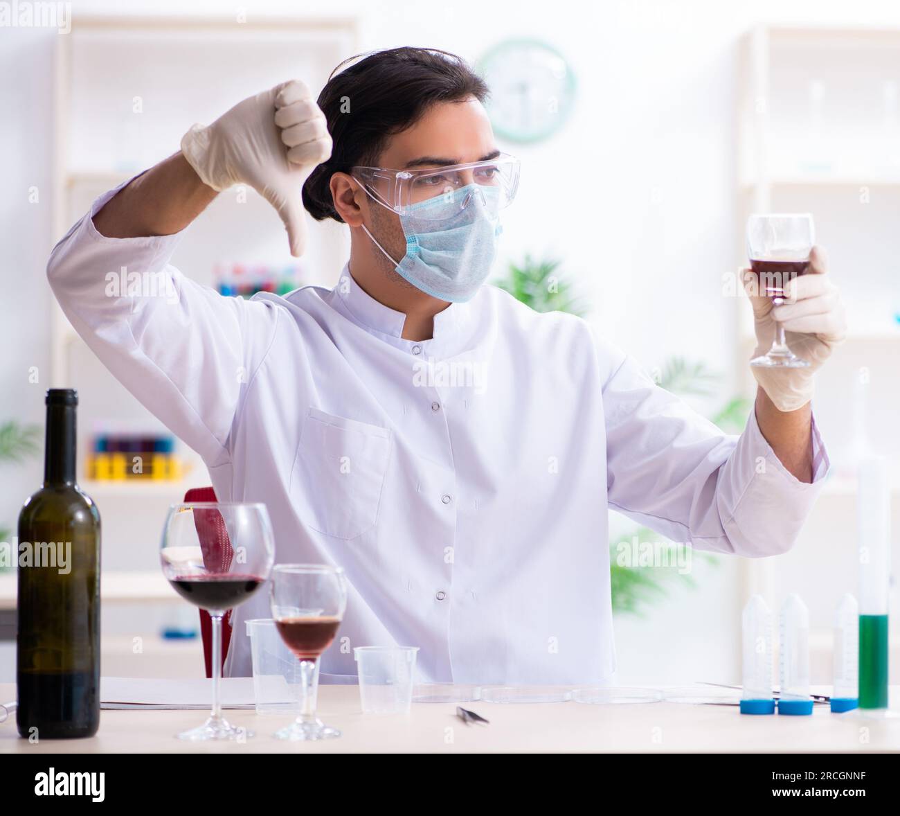 Man taste test sample glass wine tasting hi-res stock photography and ...