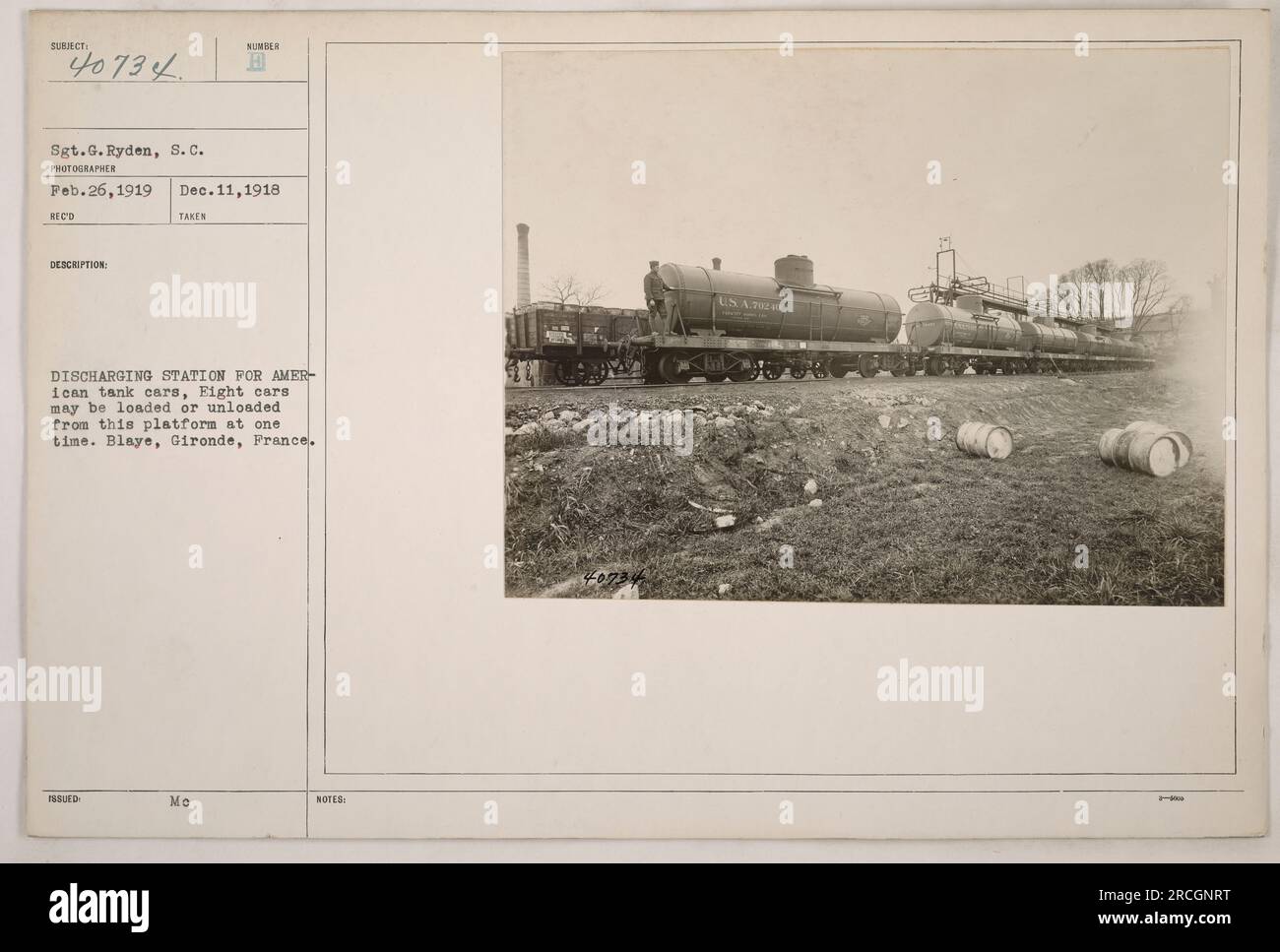 American tank cars in france hi-res stock photography and images - Alamy