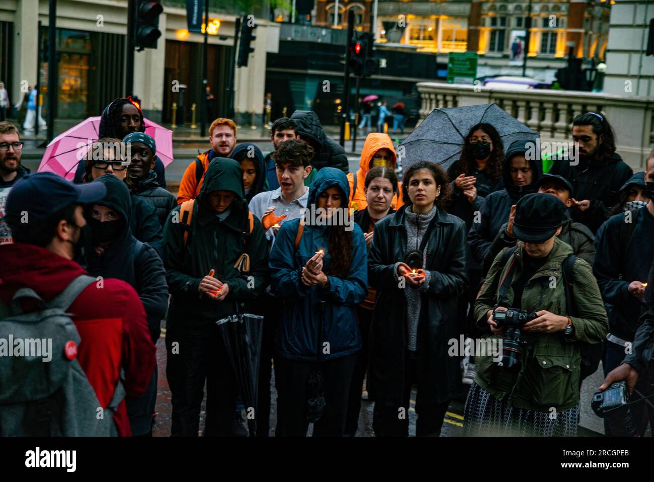 London, United Kingdom - July 14th 2023 Vigil for Nahel Merzouk outside ...