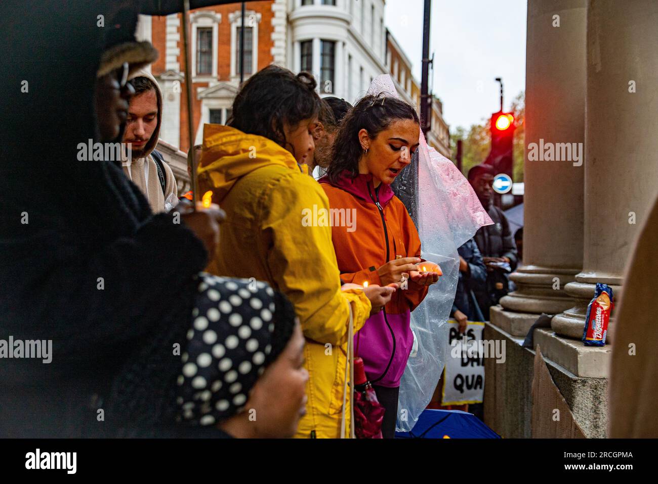 London, United Kingdom - July 14th 2023 Vigil for Nahel Merzouk outside ...