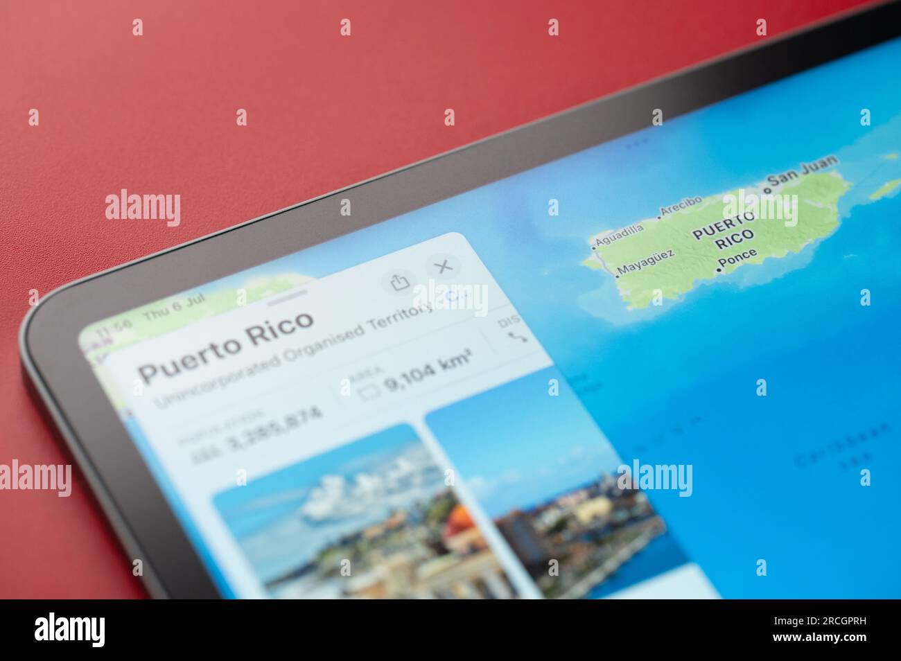 Puerto rico island map hi-res stock photography and images - Alamy