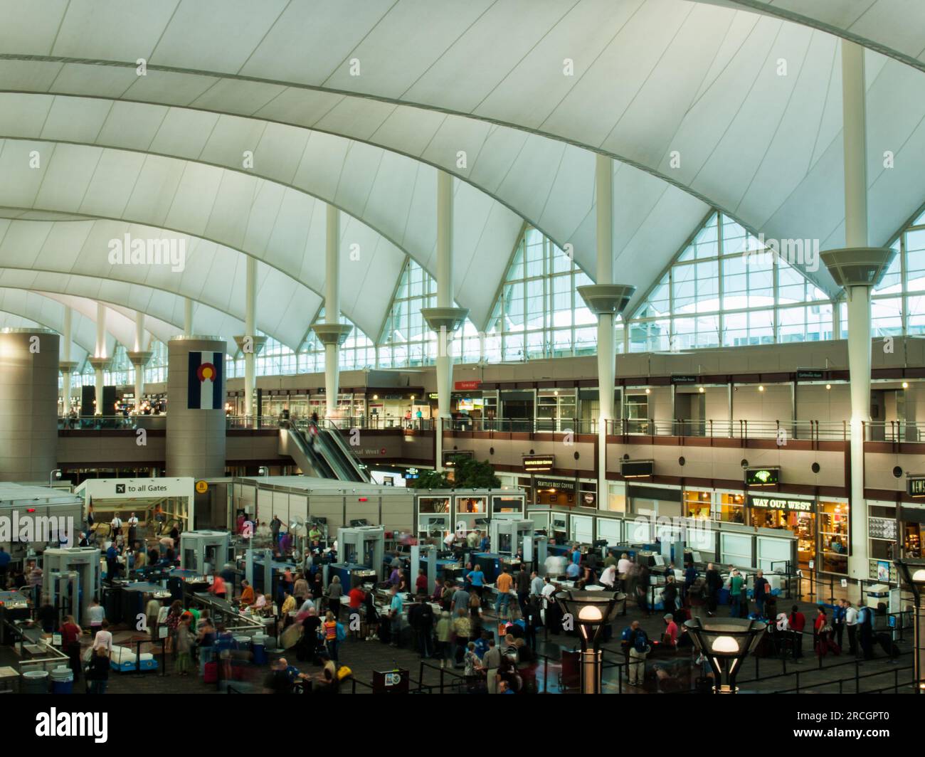 Denver International Airport Stock Photo - Alamy