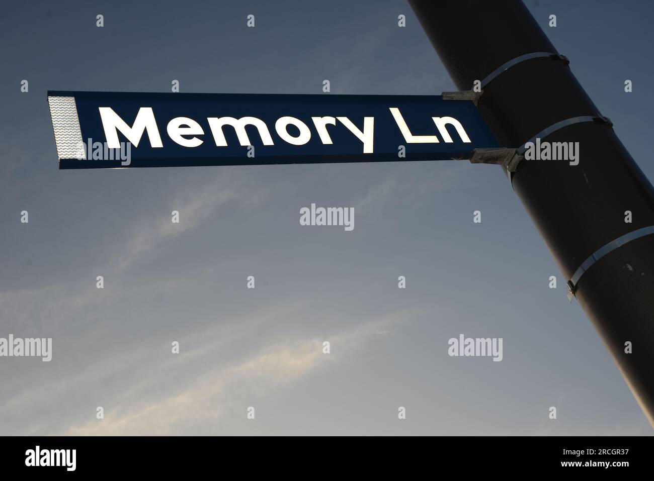 Memory lane street sign hi-res stock photography and images - Alamy