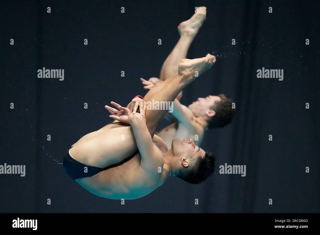 Adrian Abadia and Nicolas Garcia Boissier of Spain competes in the Men ...