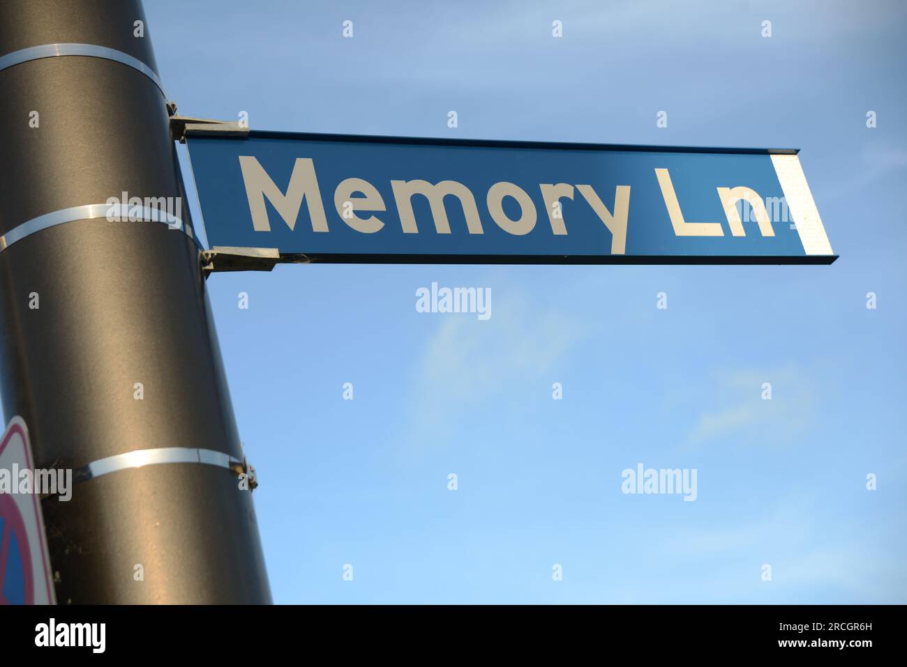 Memory lane street sign hi-res stock photography and images - Alamy