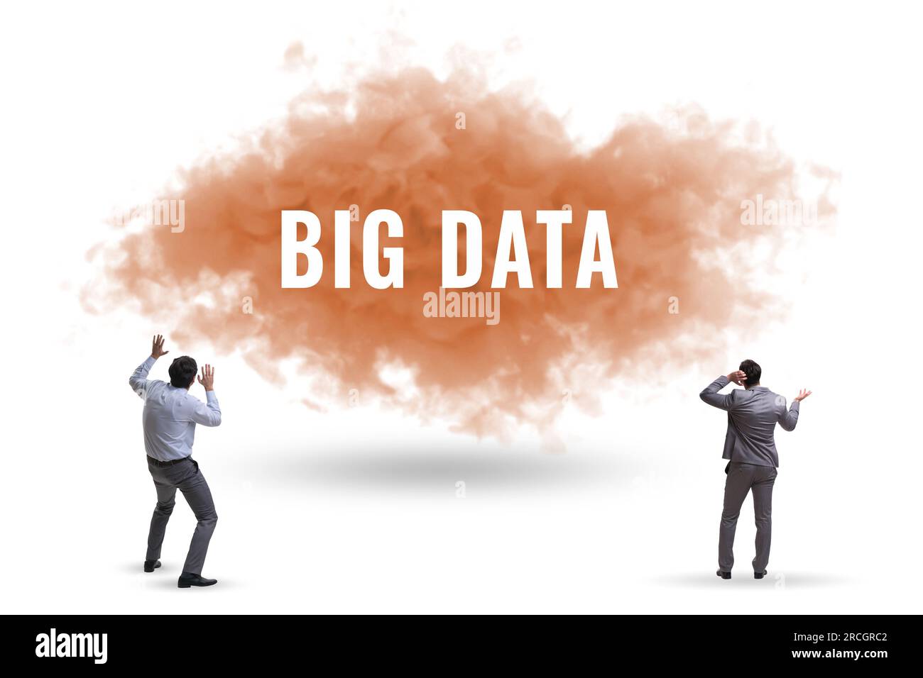 Big data concept with the business people Stock Photo - Alamy