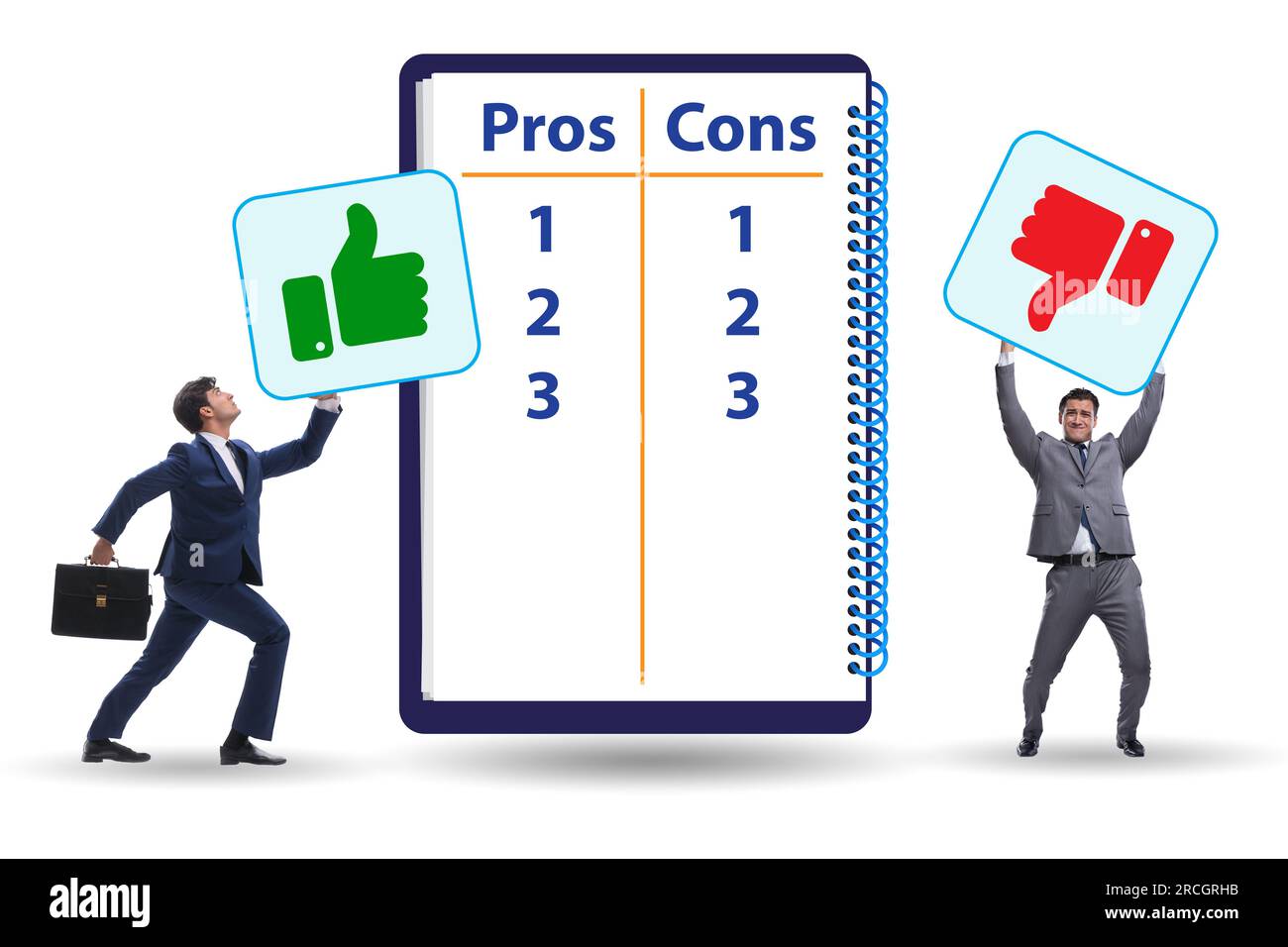 Pros cons assessment analysis hi-res stock photography and images - Alamy