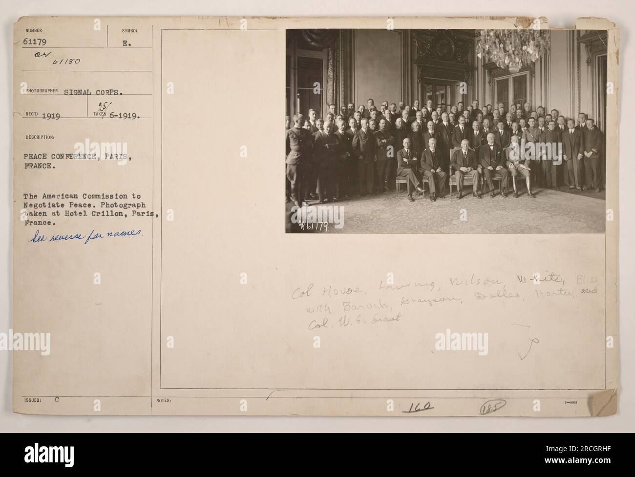 Treaty of versailles peace table hi-res stock photography and images ...