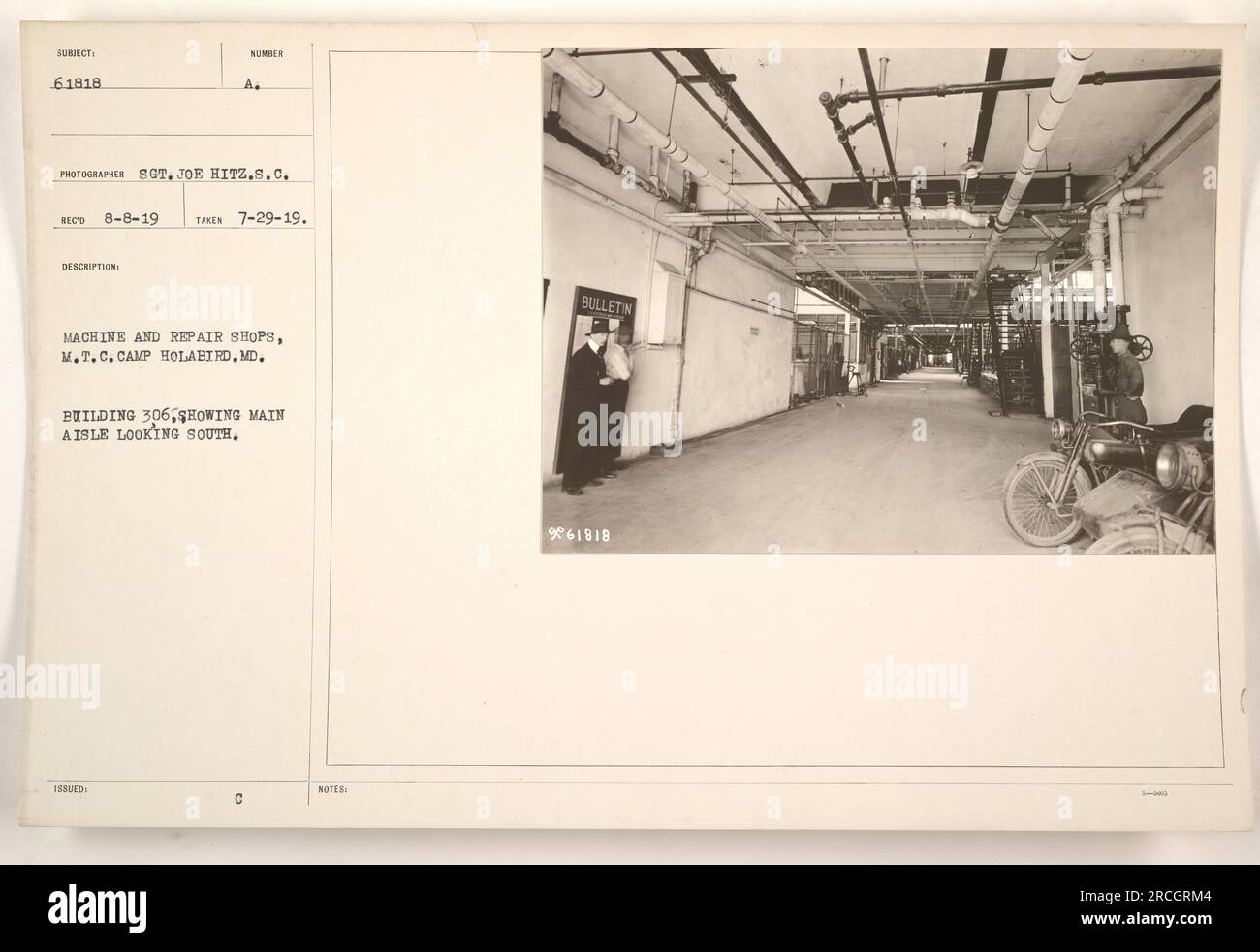 Building 306 at Camp Holarbird, MD, is shown in this photograph. It ...