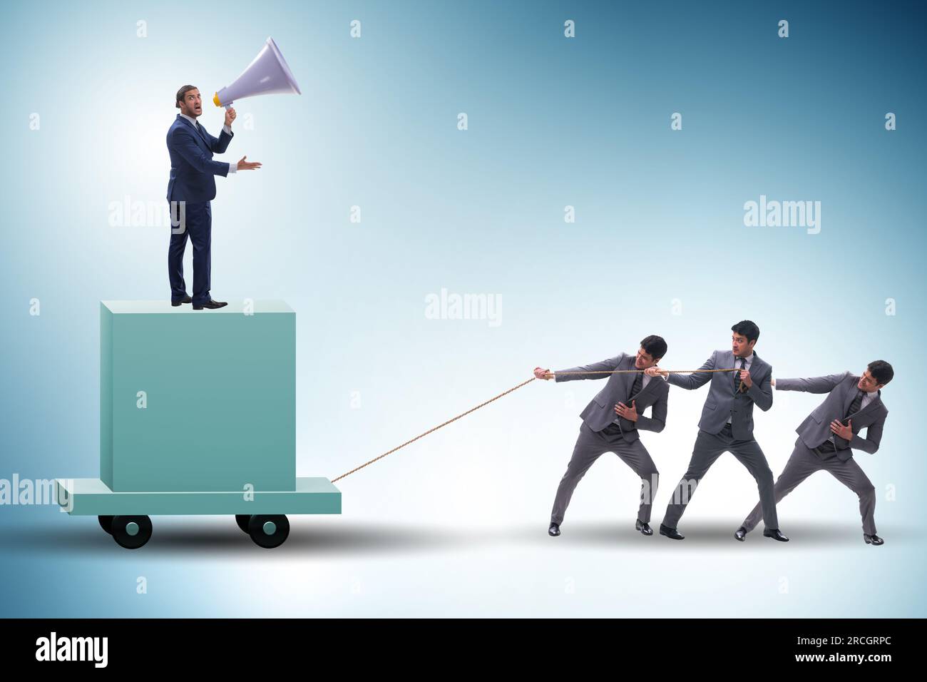 Servant boss slave hi-res stock photography and images - Alamy