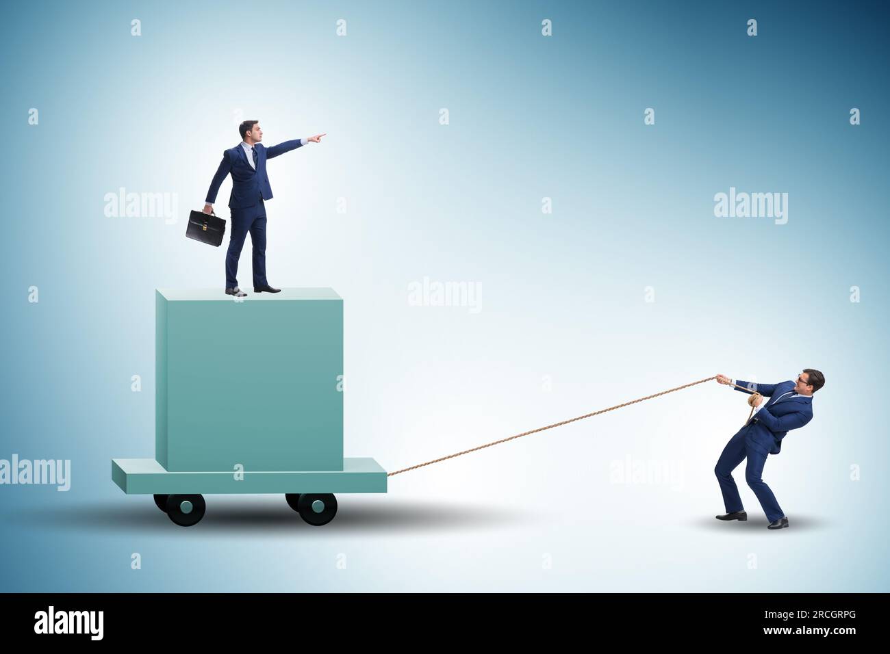 Servant boss slave hi-res stock photography and images - Alamy