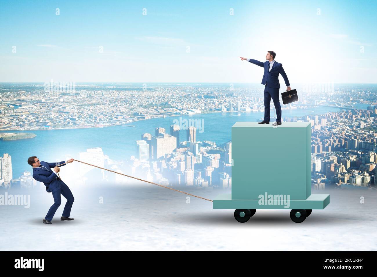 Servant boss slave hi-res stock photography and images - Alamy