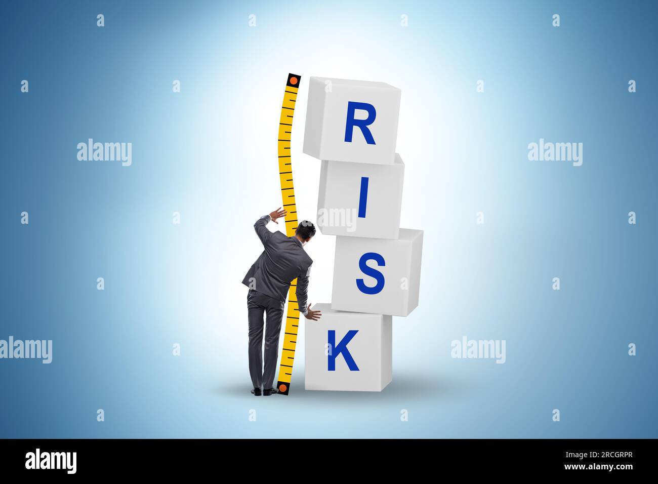 Risk measurement and the assessment concept Stock Photo - Alamy