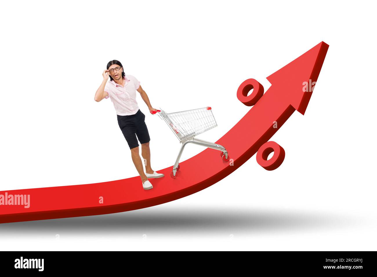 High inflation interest rates Cut Out Stock Images & Pictures - Alamy