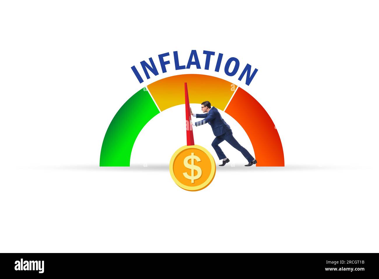 Rising debt inflation economic Cut Out Stock Images & Pictures - Alamy