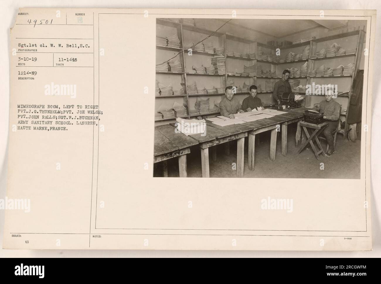 Pvt john ralls hi-res stock photography and images - Alamy