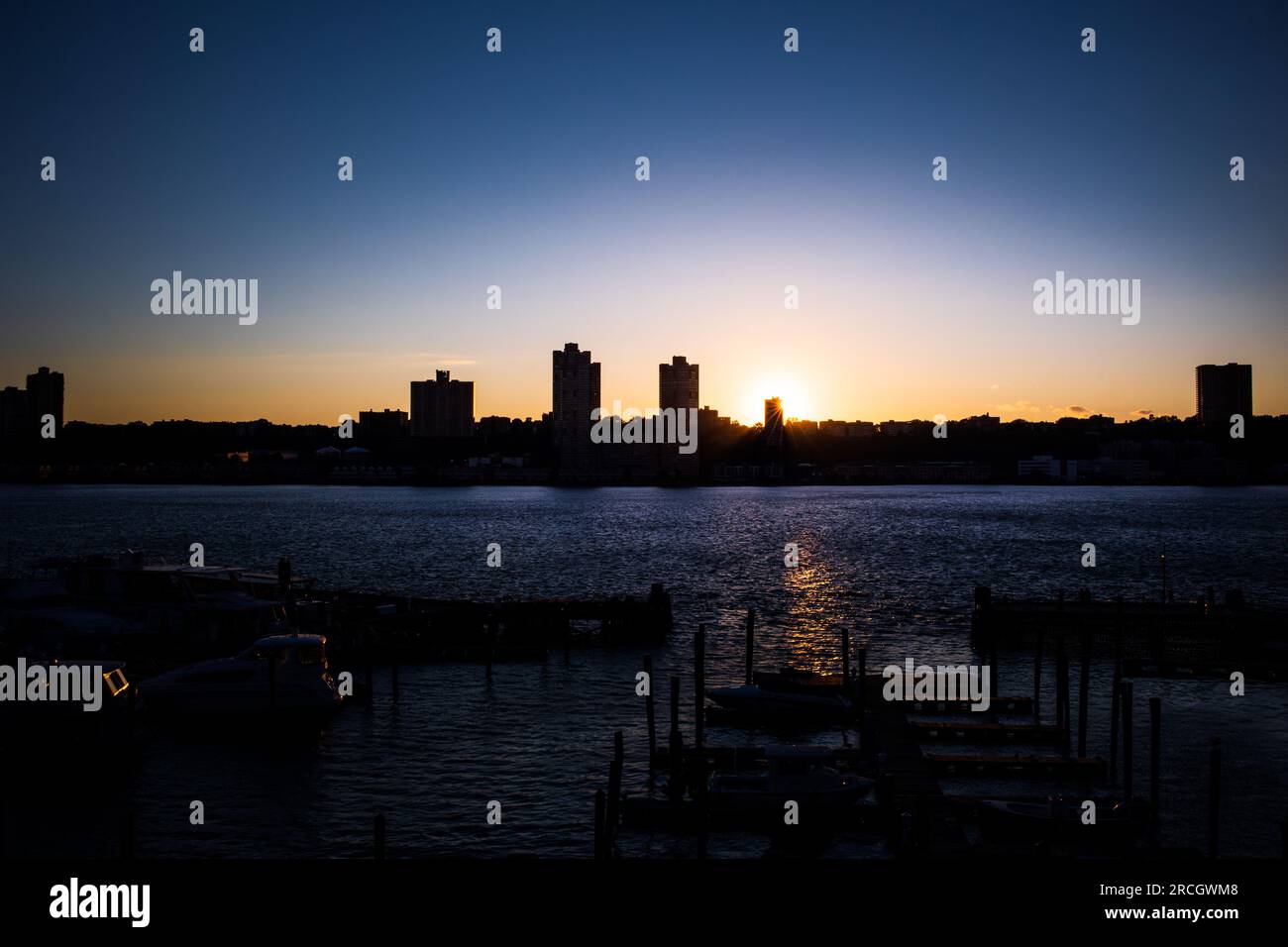 A landscape scenery of New York City with cities, metropolitan area ...