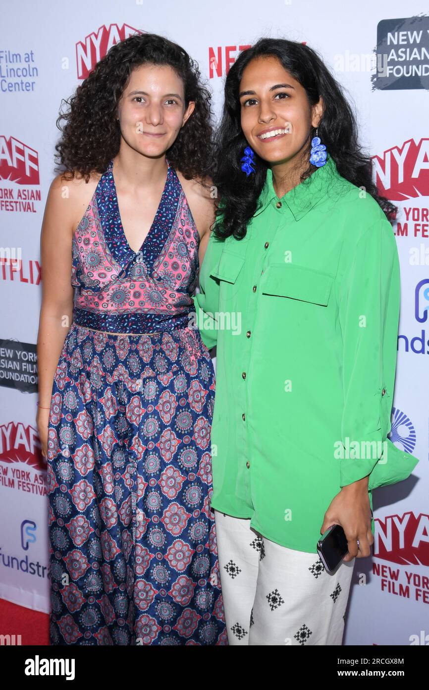 New York, USA. 14th July, 2023. Rhea Dsouza and Aya Hamdan attending ...