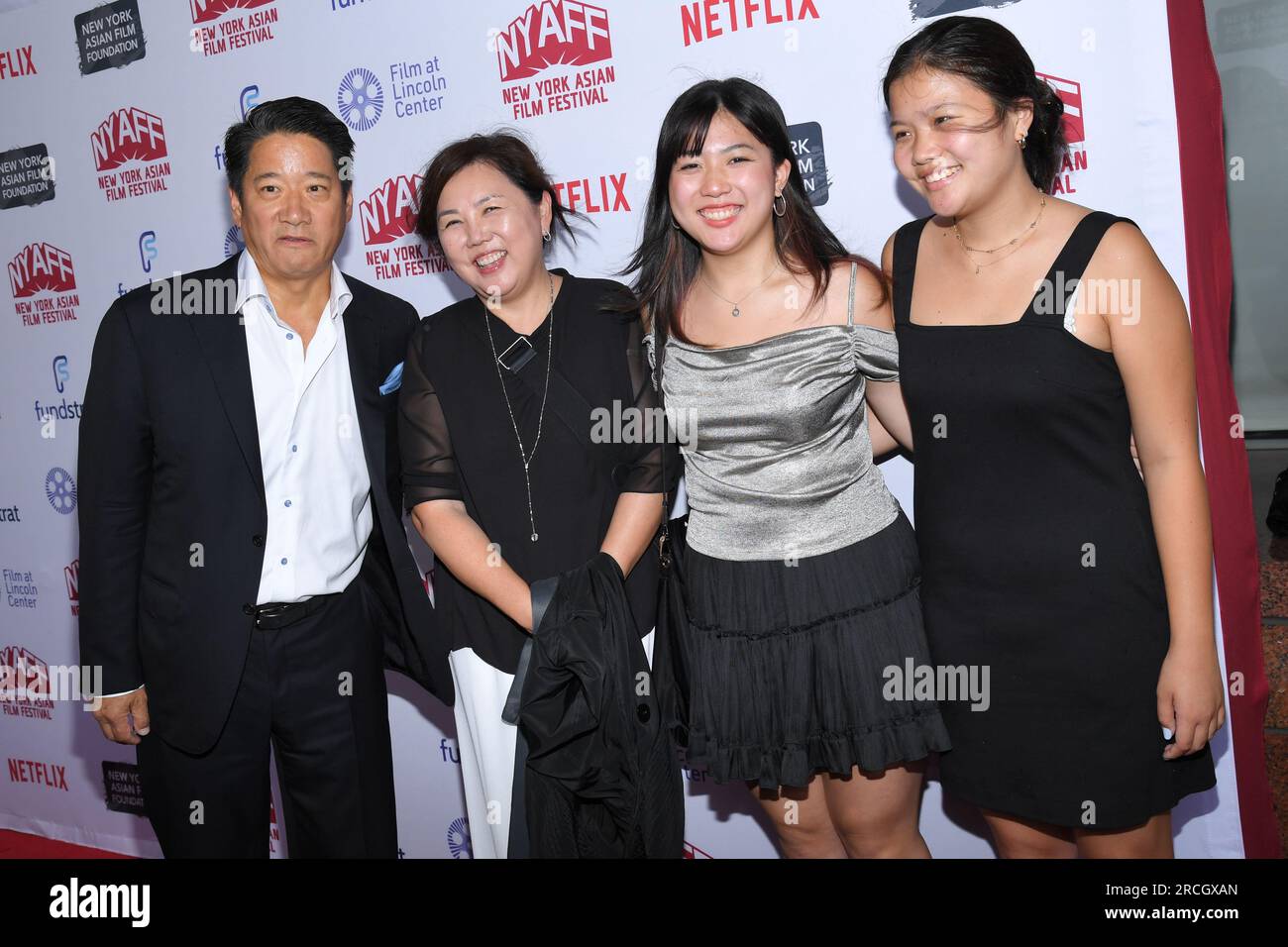 New York, USA. 14th July, 2023. John Bai (left) attending the 2023 New ...