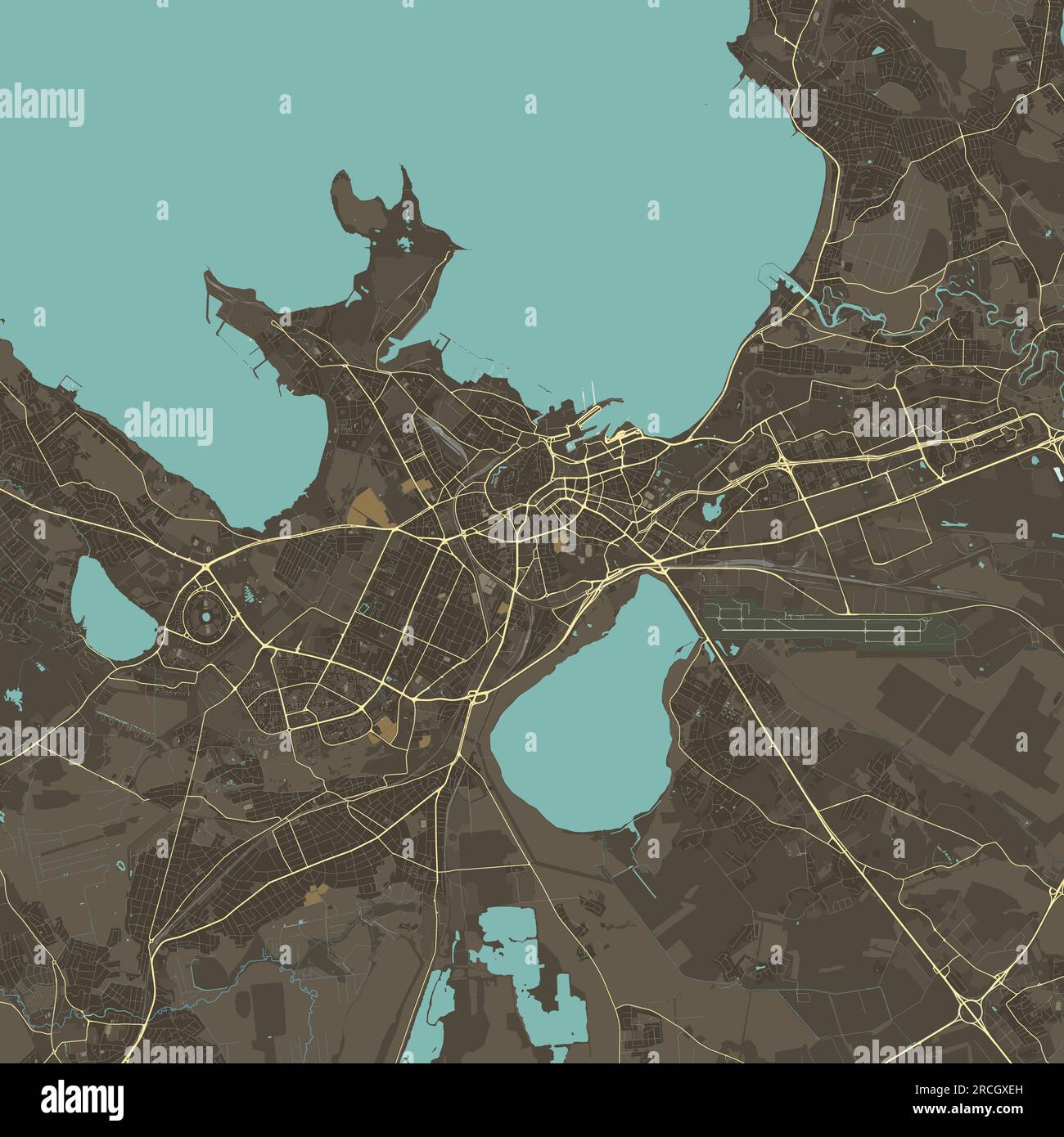 Map of tallinn hi-res stock photography and images - Alamy