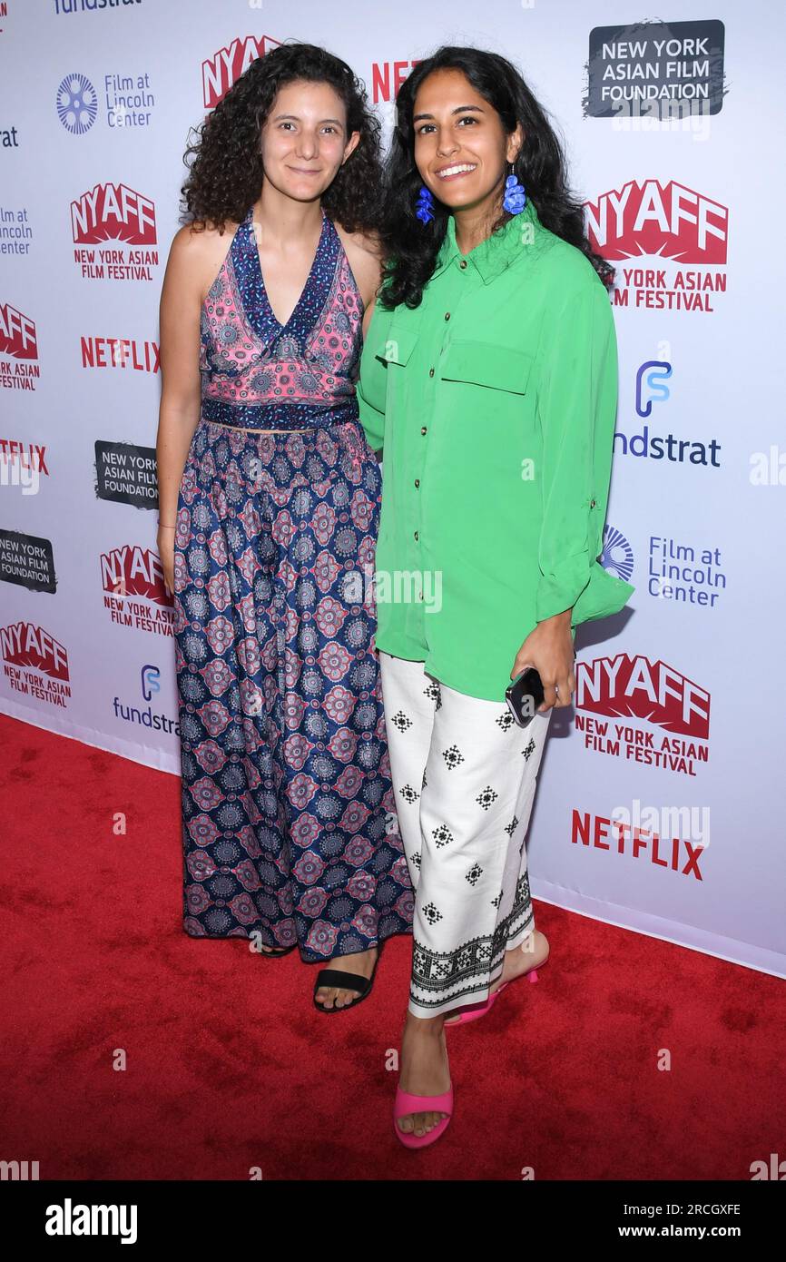 New York, USA. 14th July, 2023. Rhea Dsouza and Aya Hamdan attending ...
