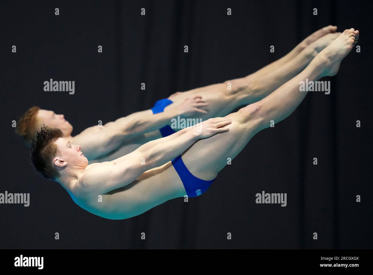 Liam Stone and Frazer Tavener of New Zealand competes in the Men's ...