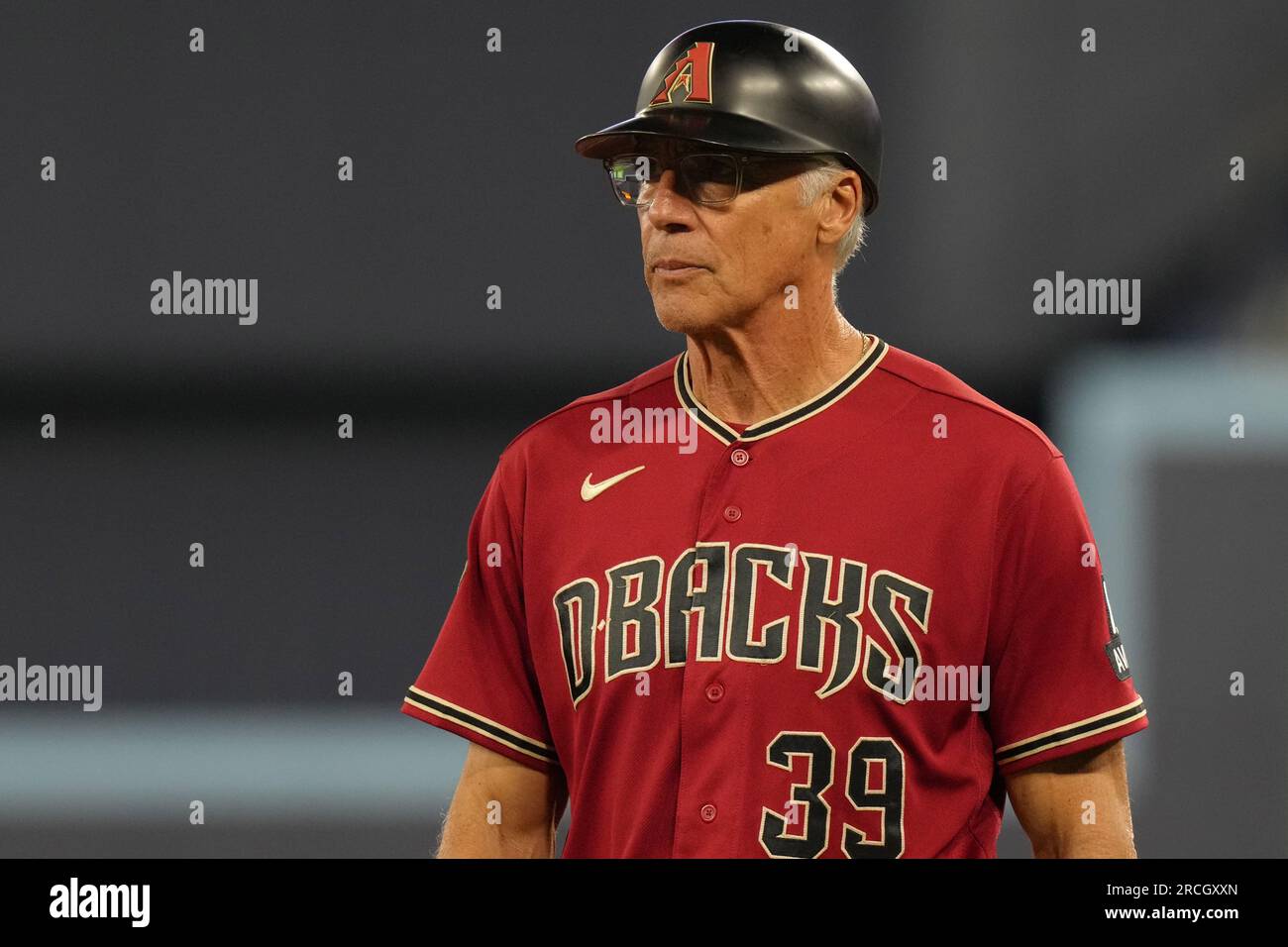 Toronto, Can. 14th July, 2023. Arizona Diamondbacks first base coach ...