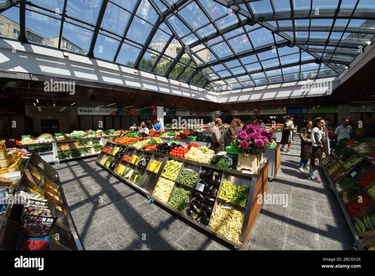 Bucharest, Romania. 14th July, 2023: Inauguration of the agri-food ...
