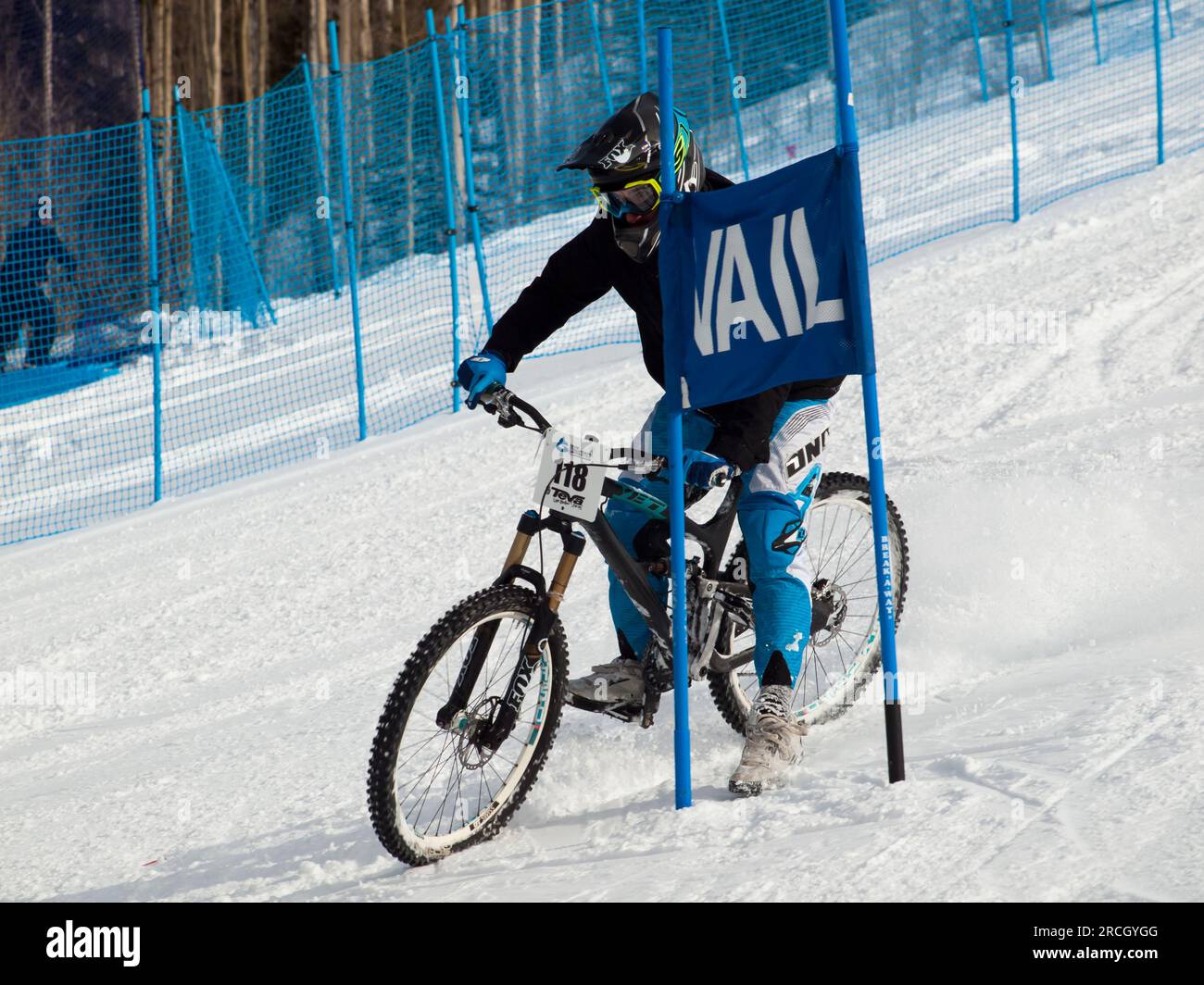 Teva Dual Slalom Bike Stock Photo - Alamy