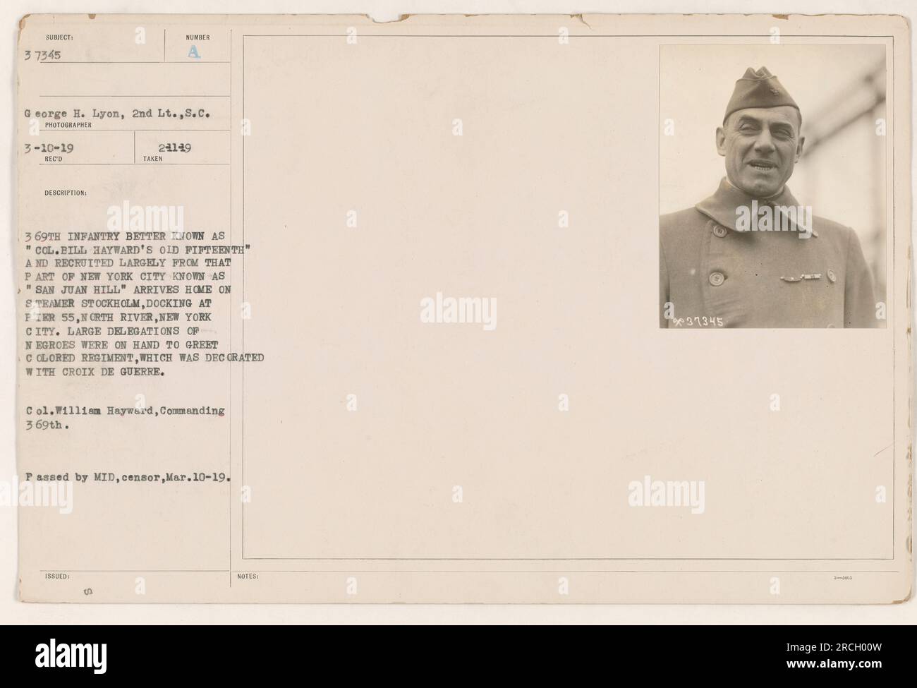 2nd Lt. George H. Lyon of the Signal Corps took this photograph on ...