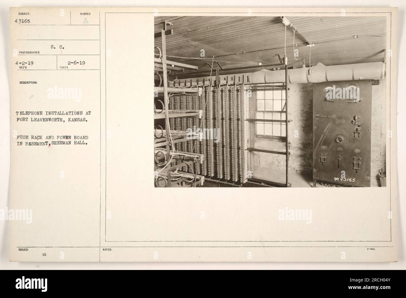 This image showcases the fuse rack and power board in the basement of ...