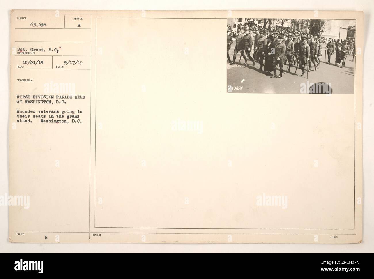 Wounded veterans making their way to the grandstand during the First ...