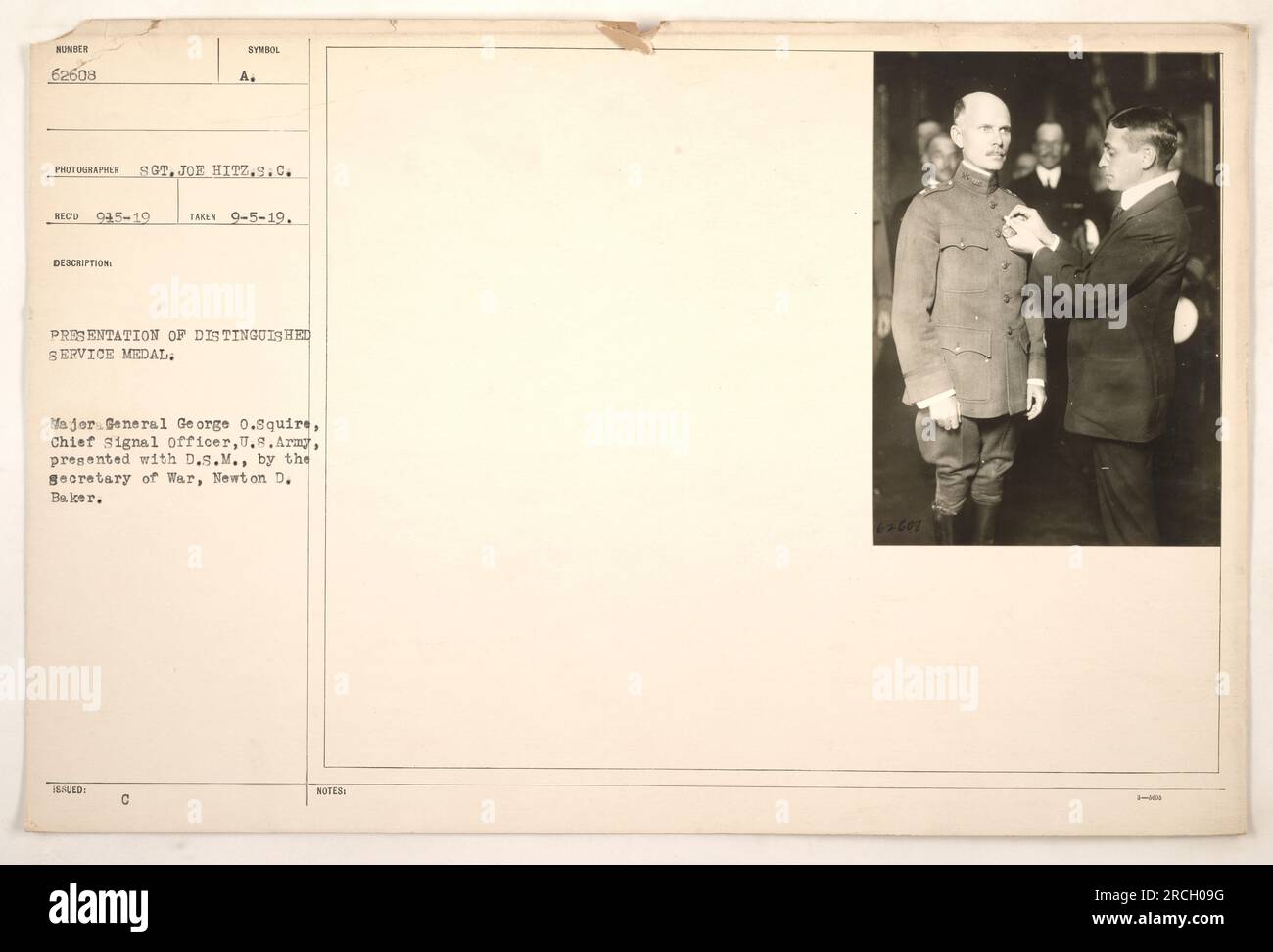 Major General George O. Squire, Chief Signal Officer of the U.S. Army ...