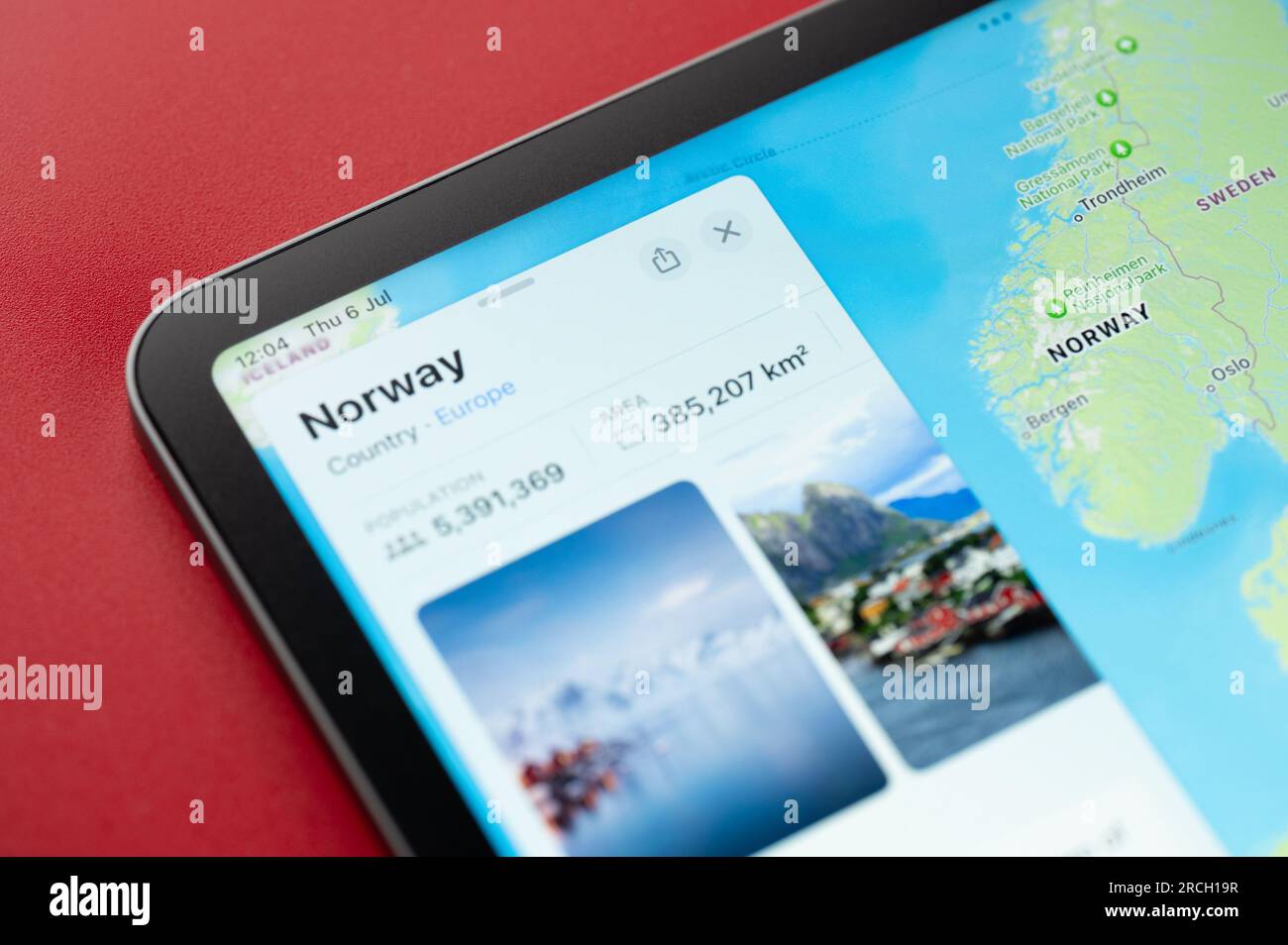 Map of norway atlas hi-res stock photography and images - Alamy